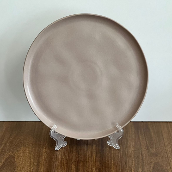 Prato Raso em Cerâmica Bio Stoneware Mahogany 27cm - 1 unid.: você ...