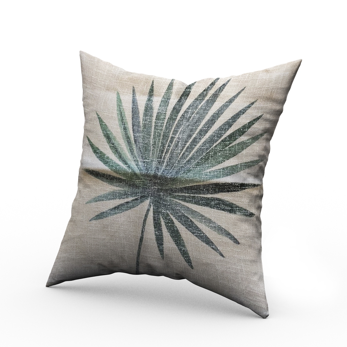 Capa de Almofada Linho Folha 40 x 40 cm: você compra na Reviva Home