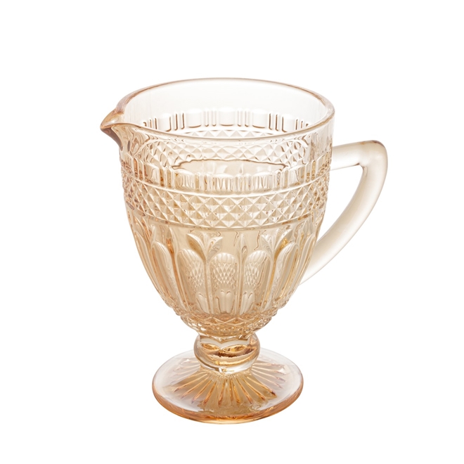 Jarra de Vidro Âmbar Metalizado com Alça Brand 1L: você compra na ...